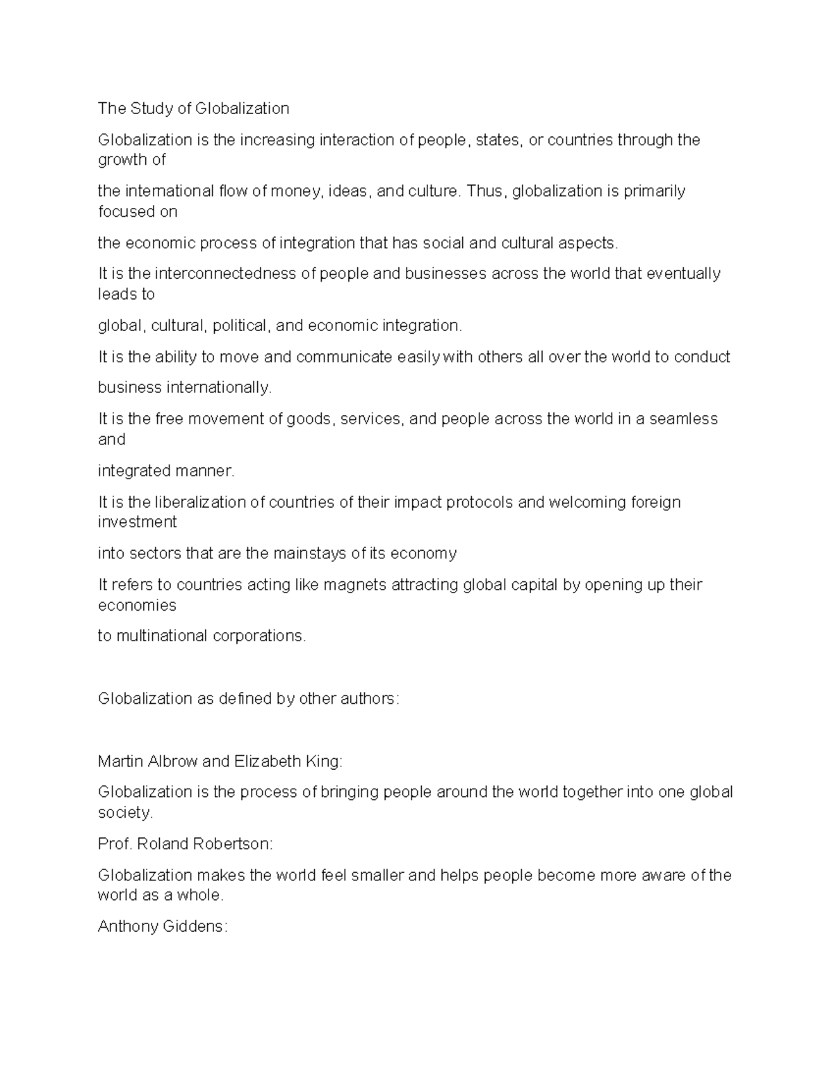 Globalization Overview: Key Concepts, Characteristics, and Impacts ...