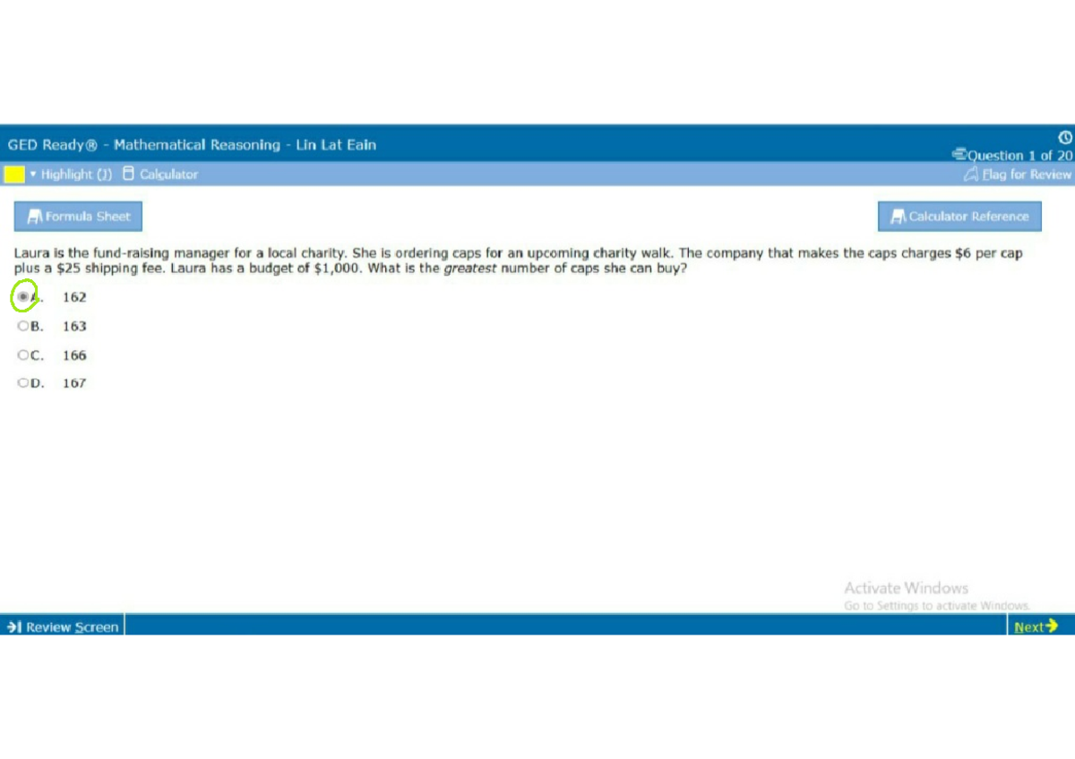 GED Mathematical Reasoning Practice Questions - Math Ready 2024 - Studocu