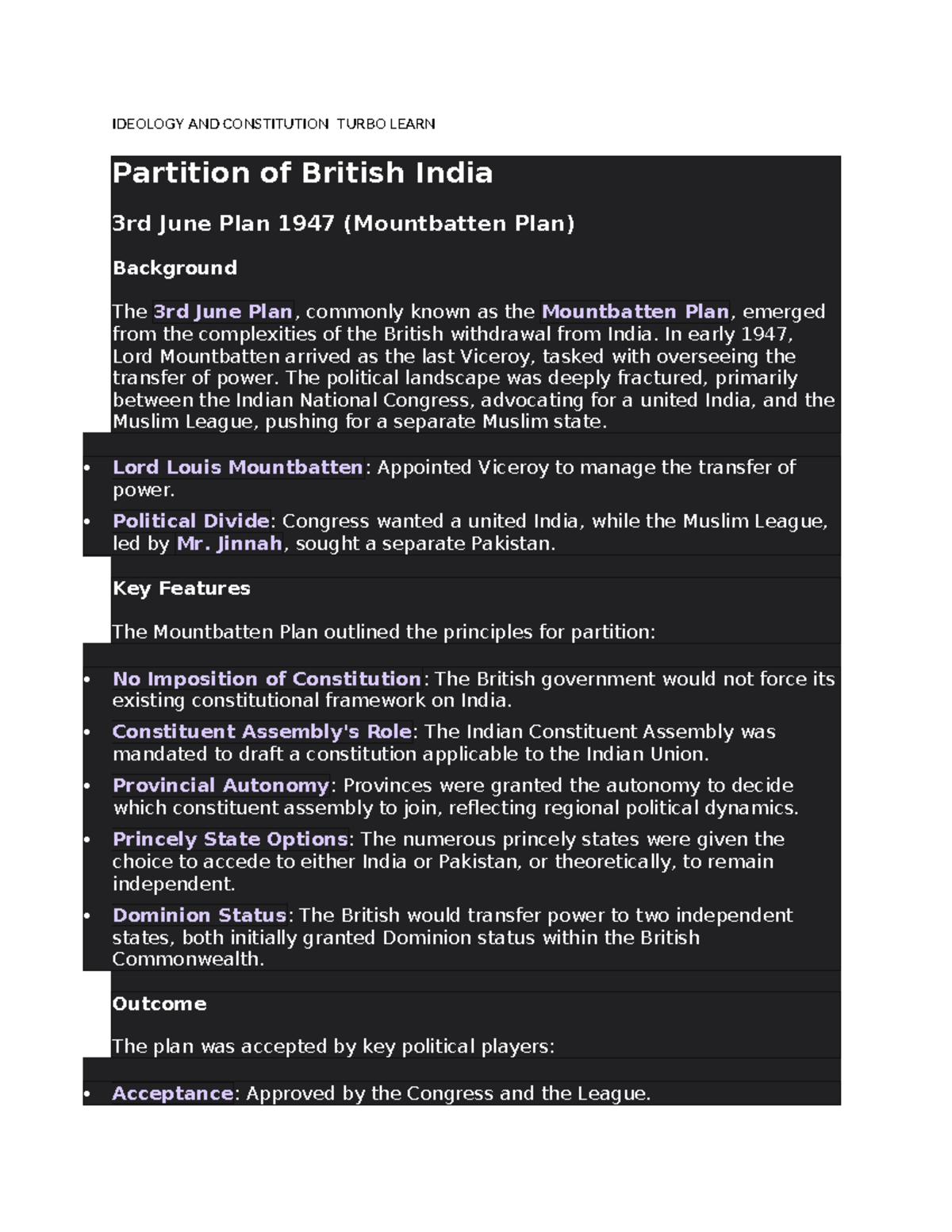 Ideology AND Constitution Turbo Learn - IDEOLOGY AND CONSTITUTION TURBO ...