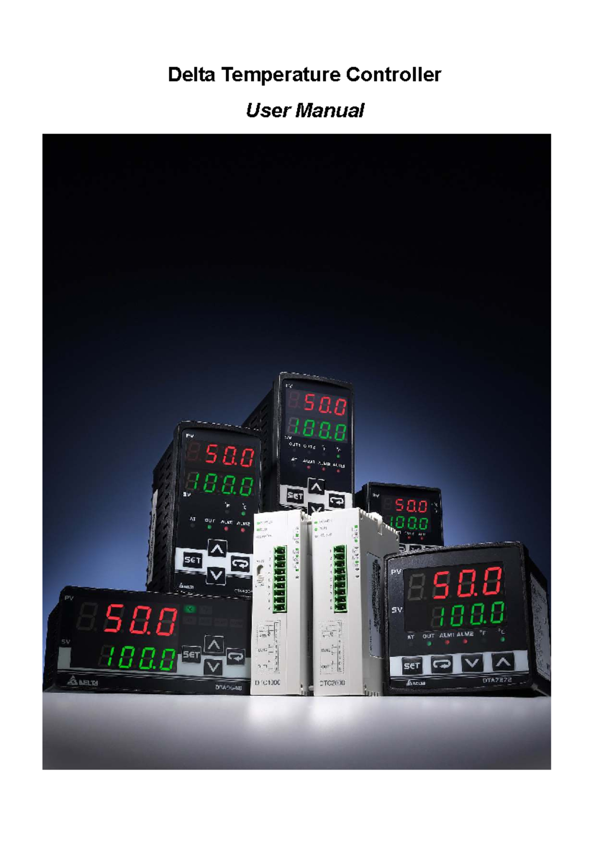 Delta Temperature Controller User Manual: Setup & Control Modes Guide ...