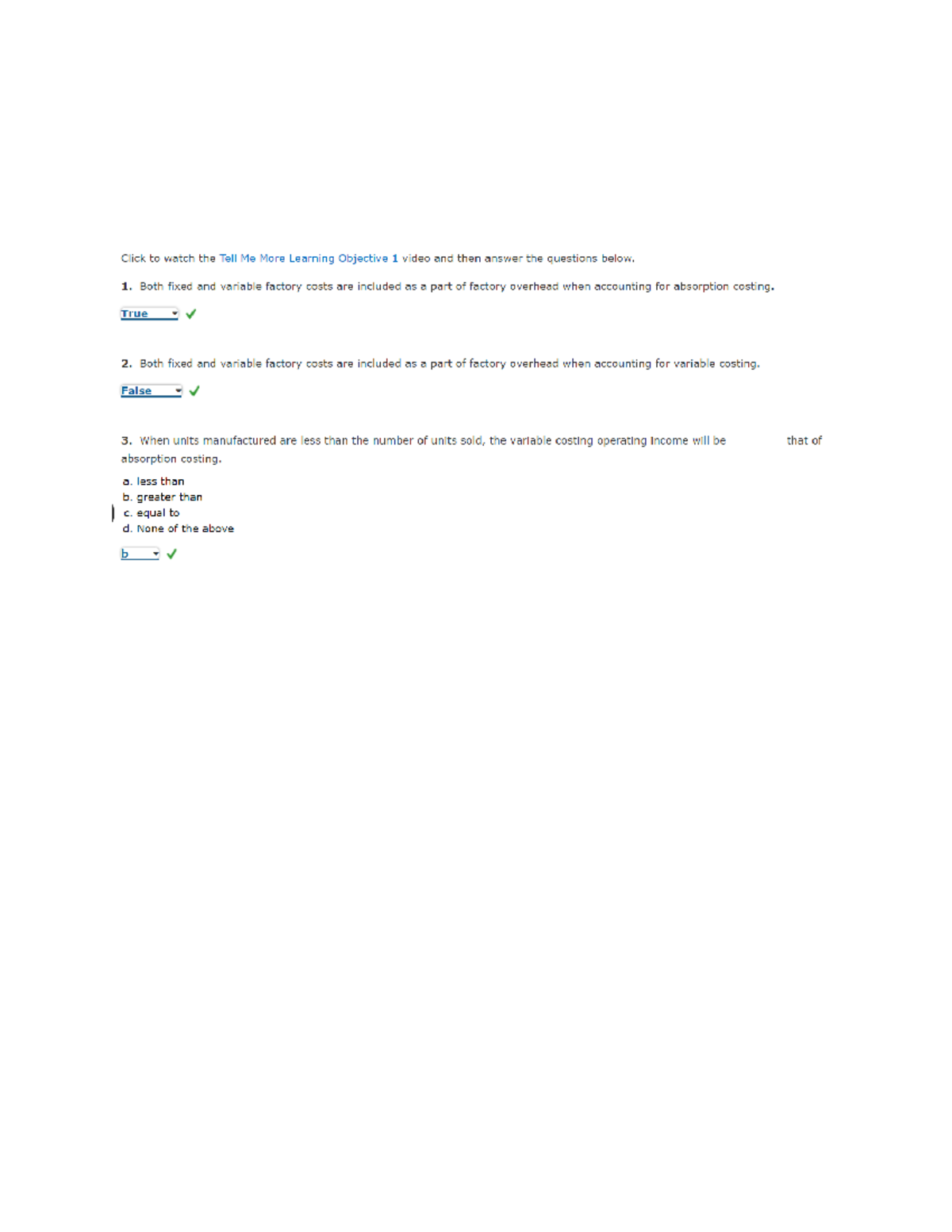 ACC 202 Problem Set Module 6: Absorption & Variable Costing Insights ...
