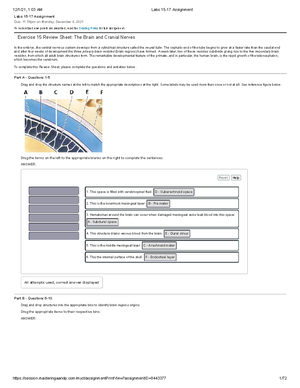 Lab. 7 - completed lab assignment - Exercise 7 Review Sheet Introduction to the Skeletal System ...