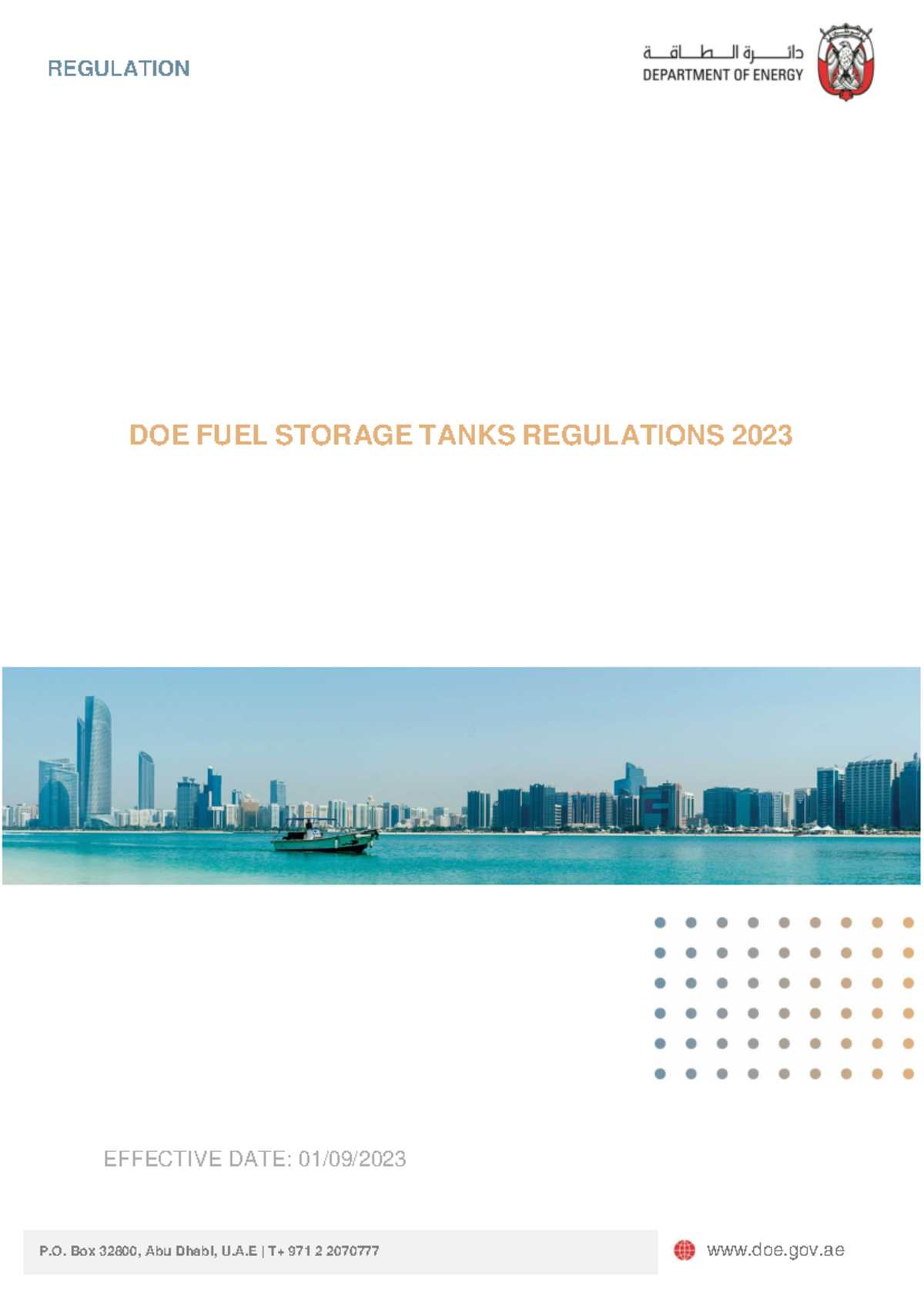 DoE Fuel Storage Tanks Regulations 2023: Comprehensive Guidelines - Studocu