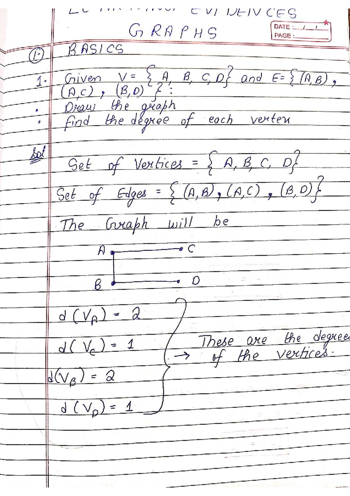 Graphs LE - Practice Questions for Graph Module - Studocu