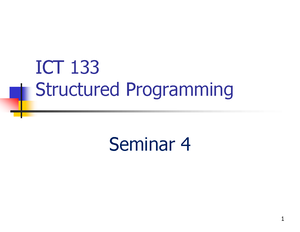 ICT133 Cheat Sheet for Exam - Integer -> int() String -> str() Float -> float() List -> - Studocu