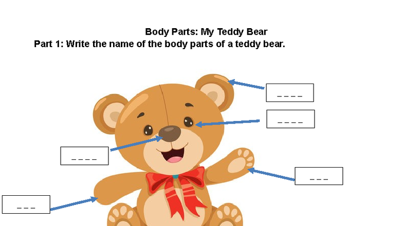 Body-parts-my-teddy-bear 147127 - tài liệu đề cương - Body Parts: My ...