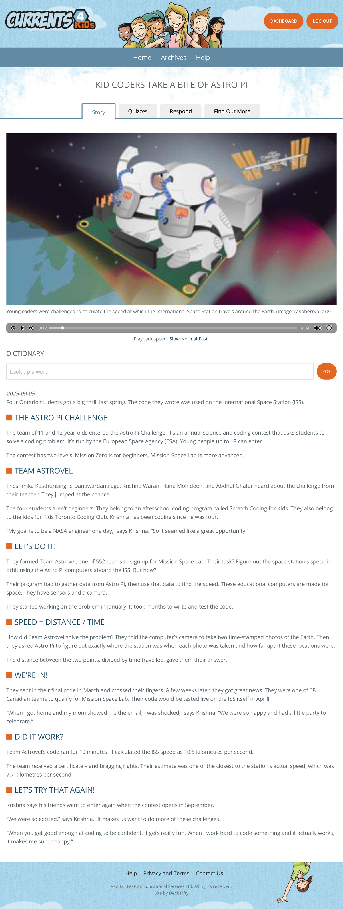 Kid Coders Take a Bite of Astro Pi Challenge - Currents 4Kids - Studocu