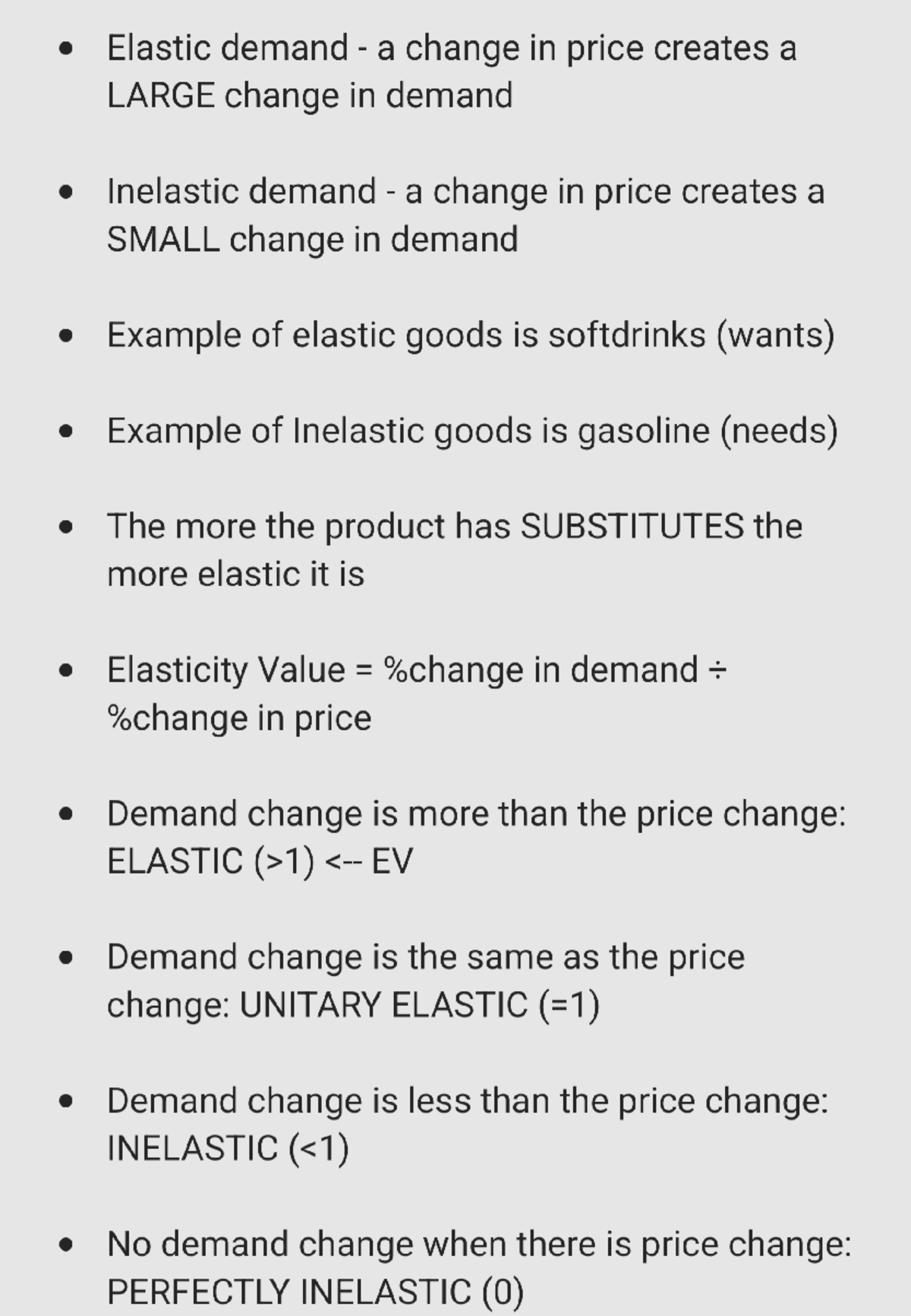 Elasticity of Demand - Simple Notes (ECO 101) - Studocu