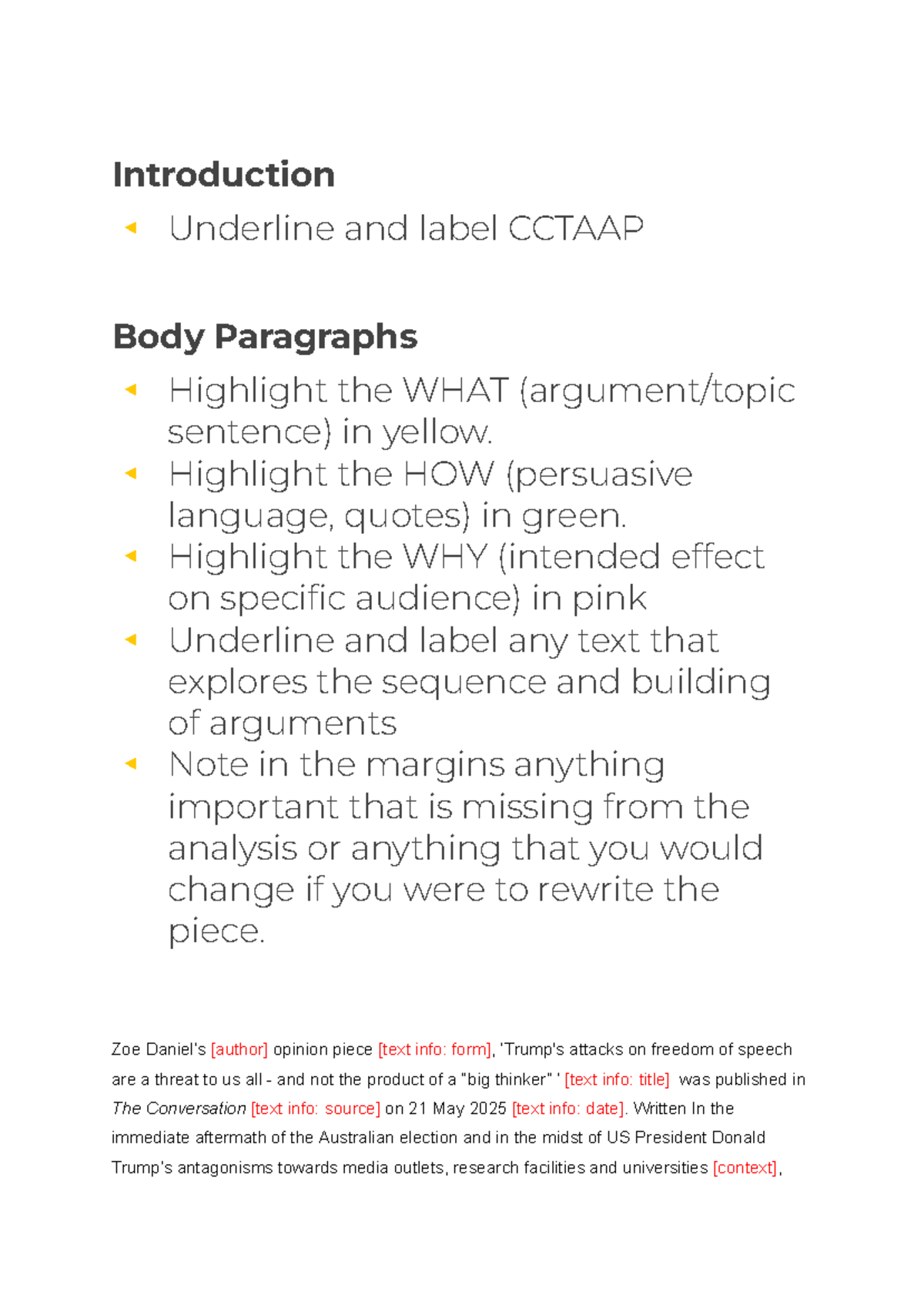 5.1 EWA Daniel Model: Intro & Body Paragraphs Analysis - Studocu