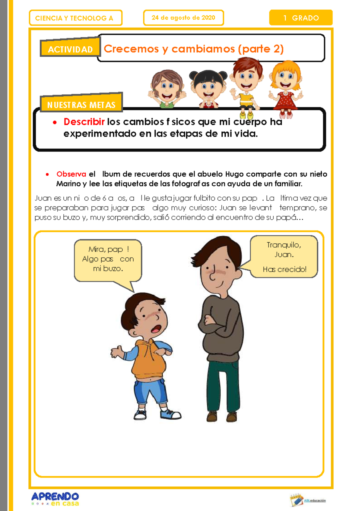 CIENCIA Y TECNOLOGÍA GRADO 24: Crecemos y Cambiamos (Parte 2) - Studocu