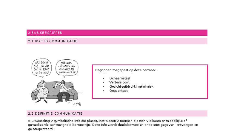 2 BA SISBE GRI PPEN Communicatie in de Zorg: Lichaamstaal en Verbale Com. - Studocu