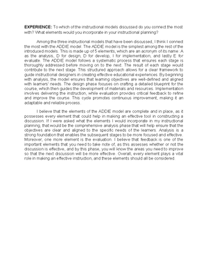 DLL- Perdev-week1 - detailed lesson plan - Teacher’s Activity Students’ Activity I. OBJECTIVES ...