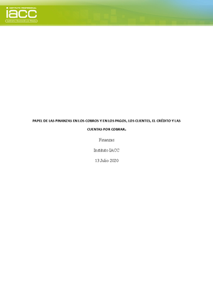 Iaccc - finanzas - FINANZAS I SEMANA 4 DESARROLLO Lee atentamente la ...