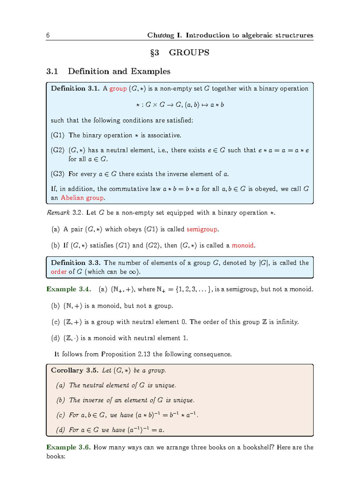 S2 - Introduction to Groups: Definitions and Examples - Studocu