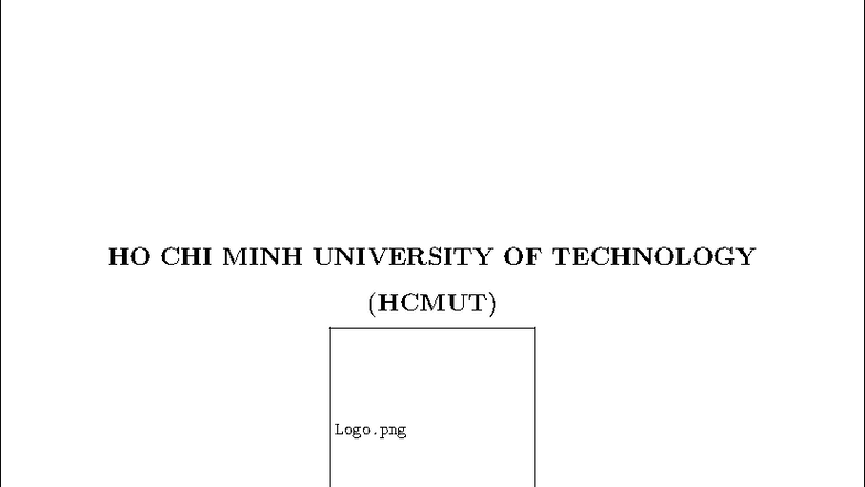 Demo - okay - Background HO CHI MINH UNIVERSITY OF TECHNOLOGY (HCMUT ...