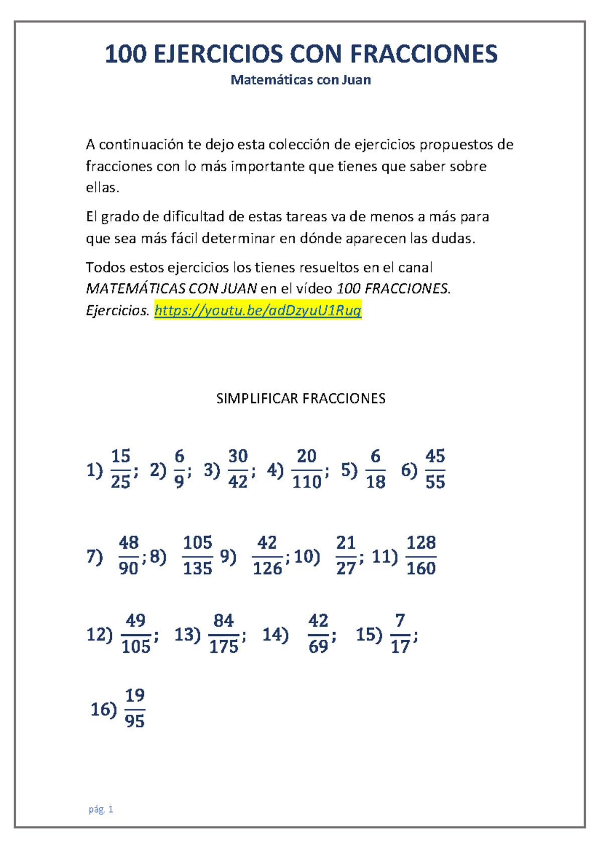 Ejercicios De Fracciones Fichas Ejercicios De Fracciones Con Figuras
