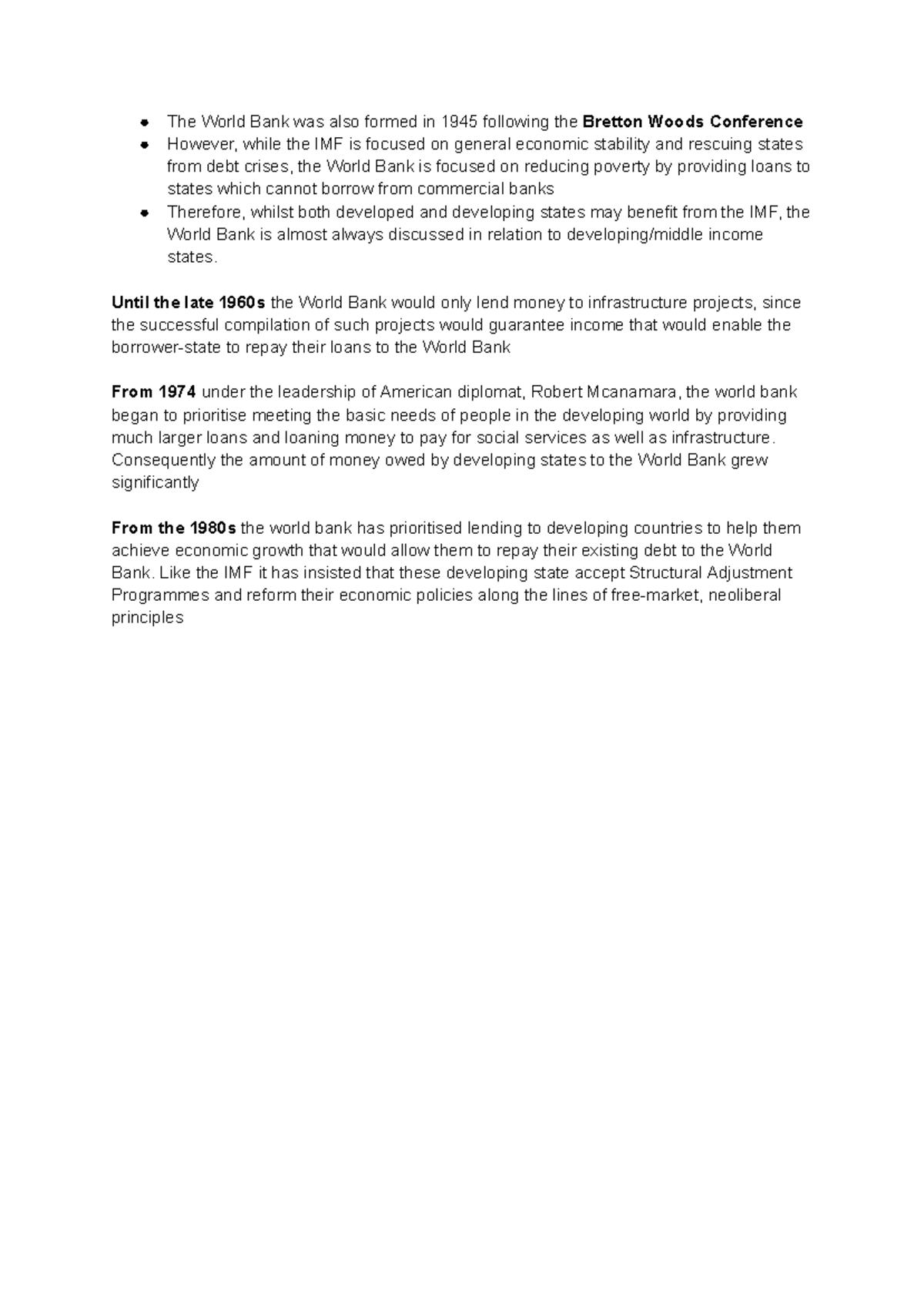 The World Bank: History, Goals, and Economic Impact on Developing ...