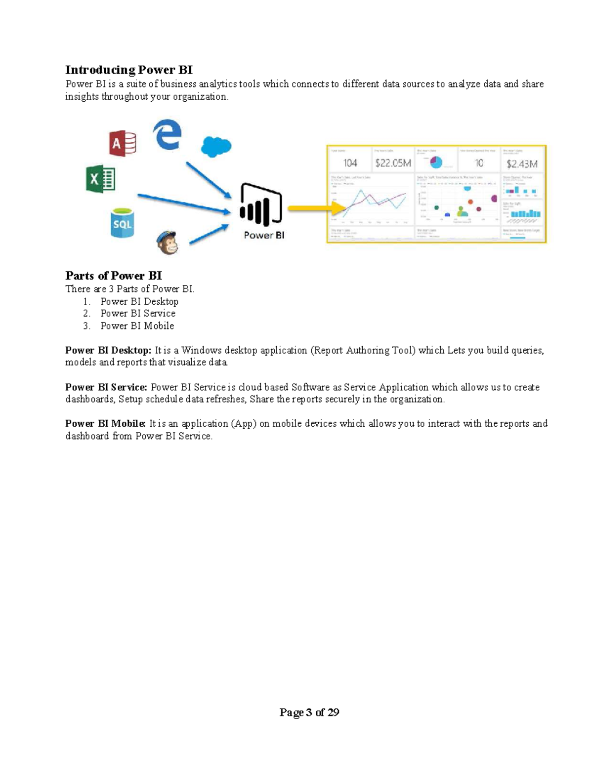 DV Lecture: Introduction to Power BI and Its Components - Studocu