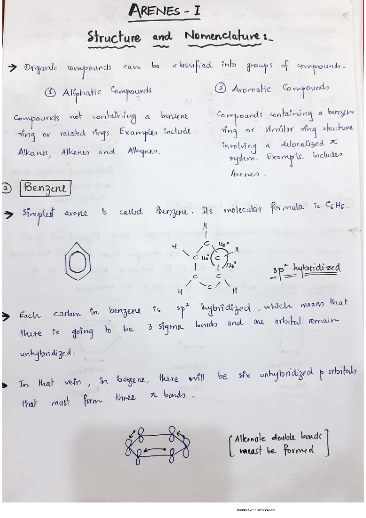 Arenes I: Structure, Classification, and Electrophilic Substitution ...