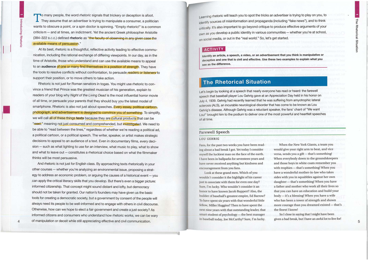TLOC 4-14: Understanding Rhetoric Through Lou Gehrig's Farewell Speech ...