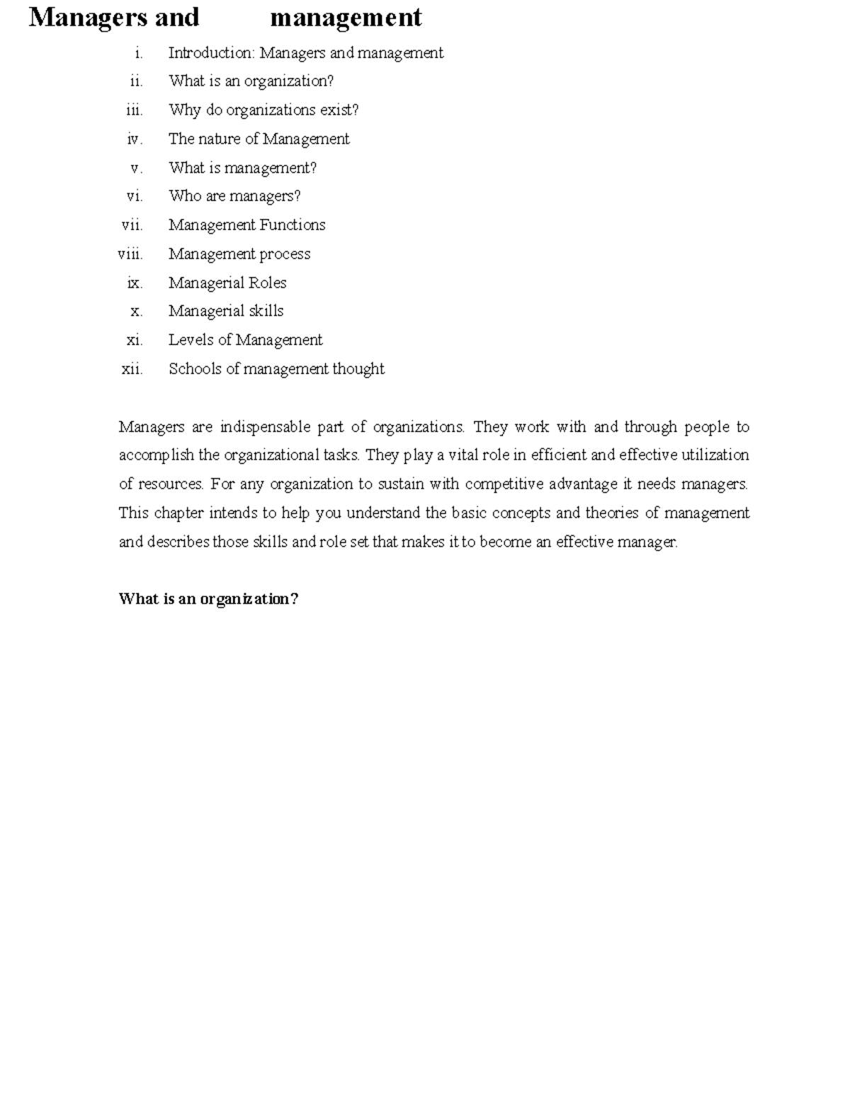 Principles of Management Notes (MGT101) - Studocu