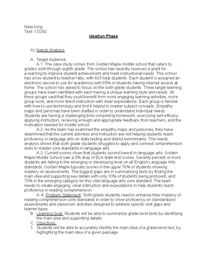 Task 3 - Task 3 - Part A: Context from LXD Foundations II Learning ...