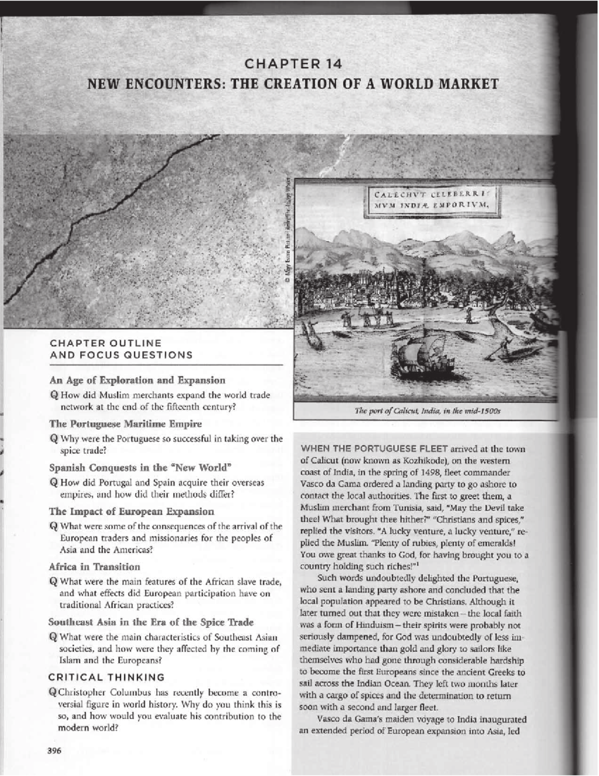 CHAPTER 14: An Age of Exploration and Expansion - Maritime Empires of ...