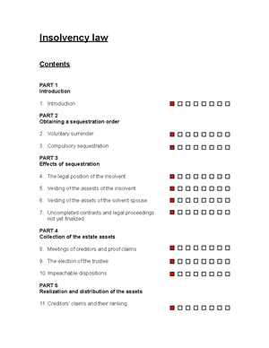 [Solved] 11 Explain the purpose of a sequestration order 5 12 A ...