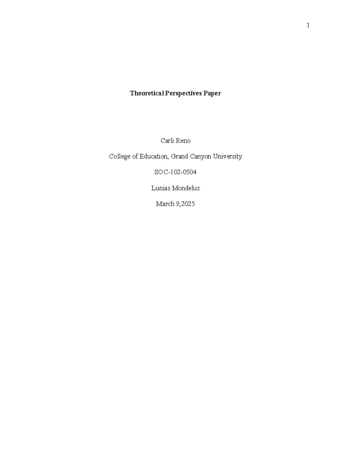Writing Center Style Apa 7th Edition Template Without Abstract