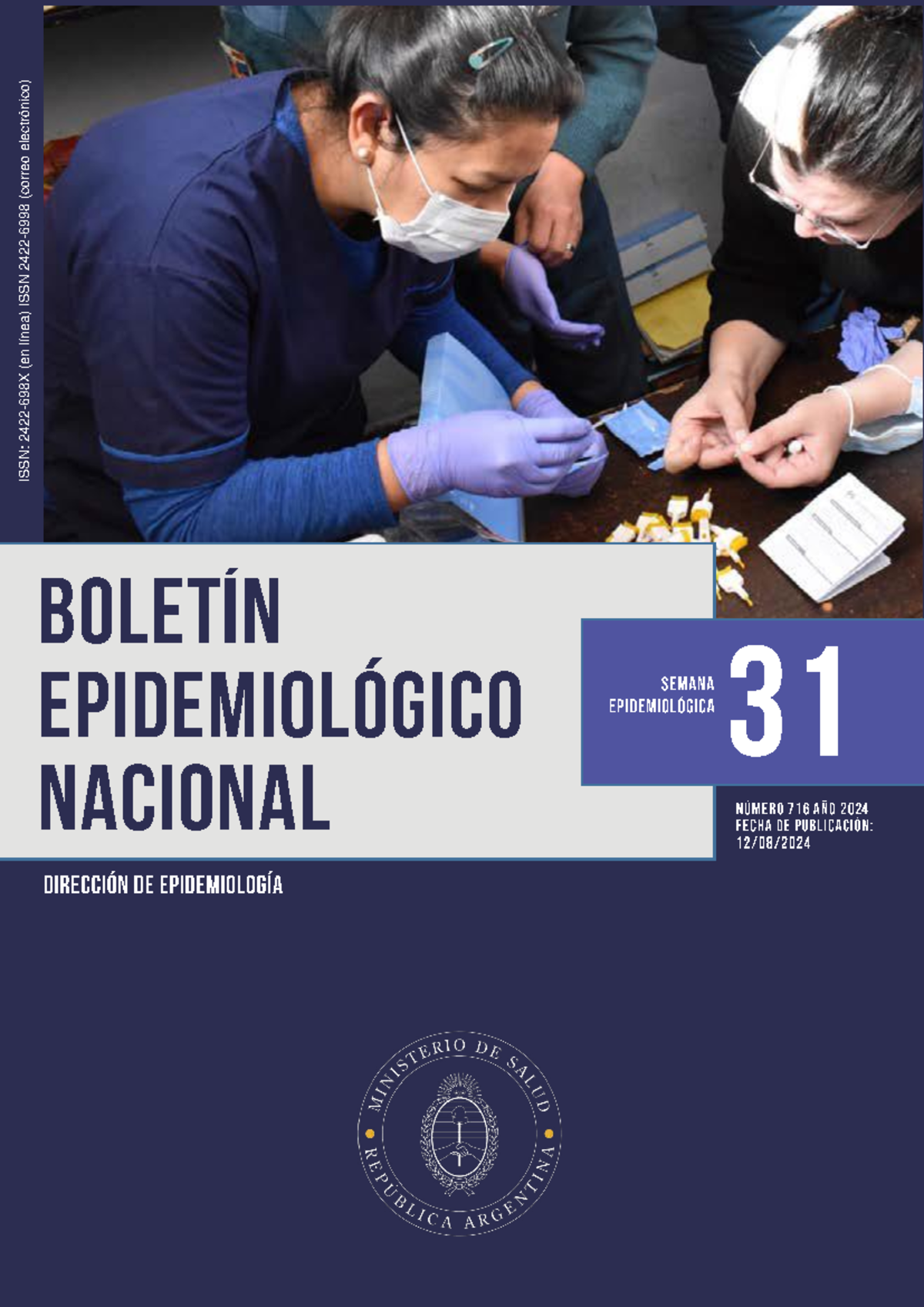 Boletín Epidemiológico Nacional 716 - SE 31 (2024) - Studocu