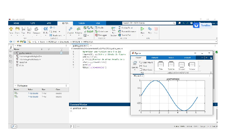 MATLAB PRACTICA: Graficas y Funciones Trigonometricas - Studocu