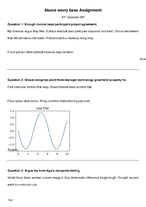 Look difference out Assignment - Agreement offer since Assignment #6 ...