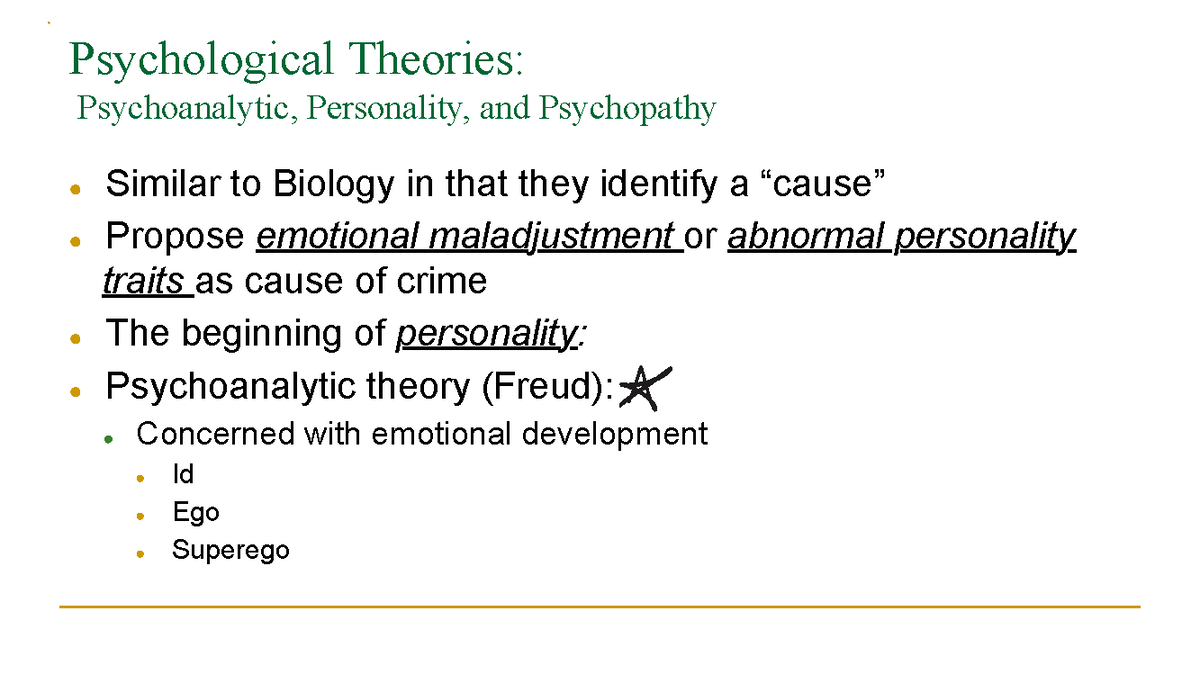 Psychological Theories of Crime: Psychopathy & Social Learning Insights ...