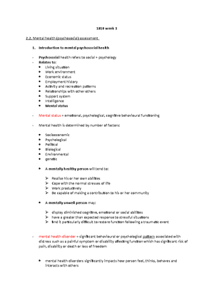 Mental Health Education- MSE terminology with definitions - Appearance ...