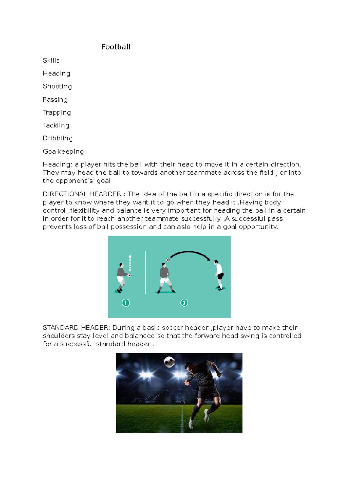 Billy Physical education project skills affecting performance ...