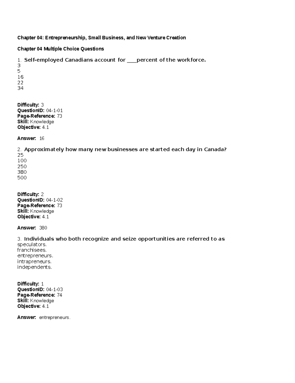 Bis4 - Business ICT - Chapter 04: Entrepreneurship, Small Business, and ...