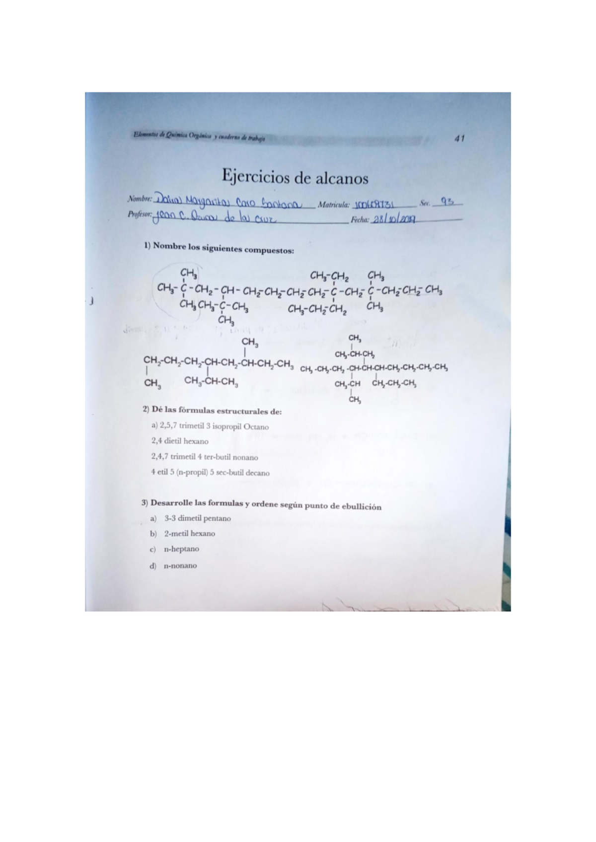 Alcanos - Química Orgánica - Studocu