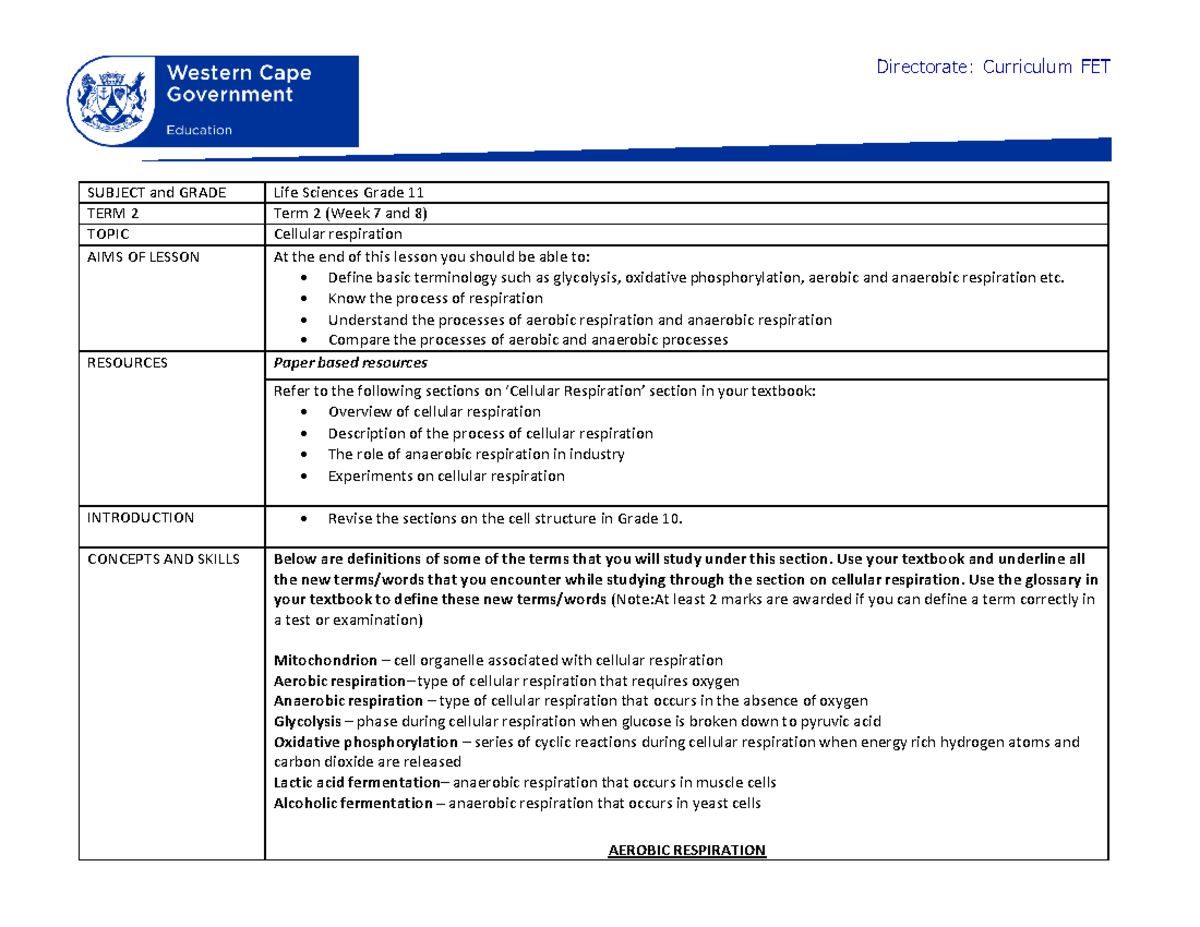 Grade-11-Life-Sciences-lesson-3-week-7-and-8 Unlock Pdf - SUBJECT and ...