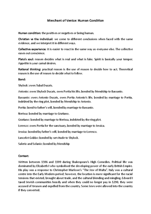 Merchant of Venice Past Paper - GCSE English Literature - The Merchant ...