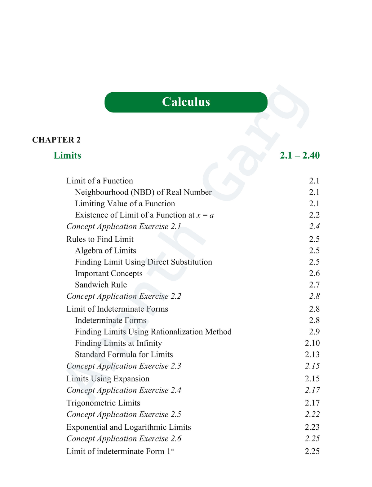 2. Limits Chapter - converted - Calculus CHAPTER 2 Limits 2 2 Limit of ...