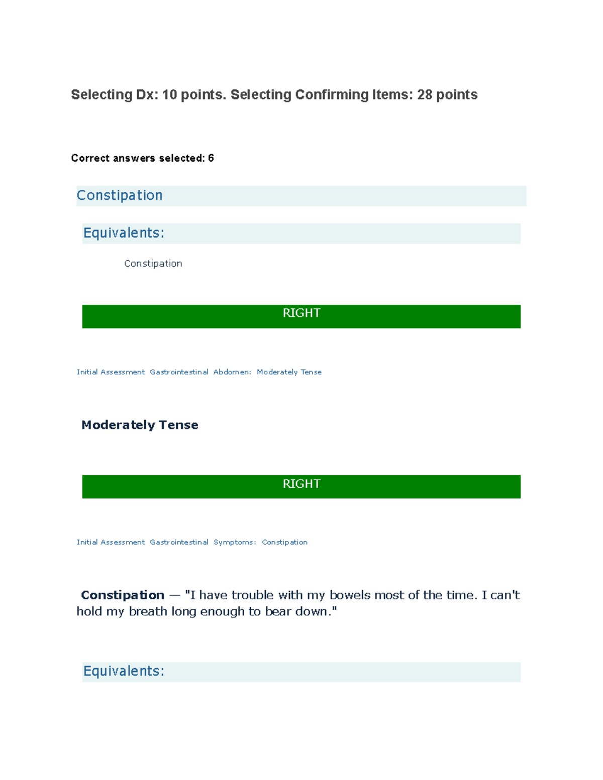 Nursing Diagnosis Selection: Key Points & Assessment Insights - Studocu