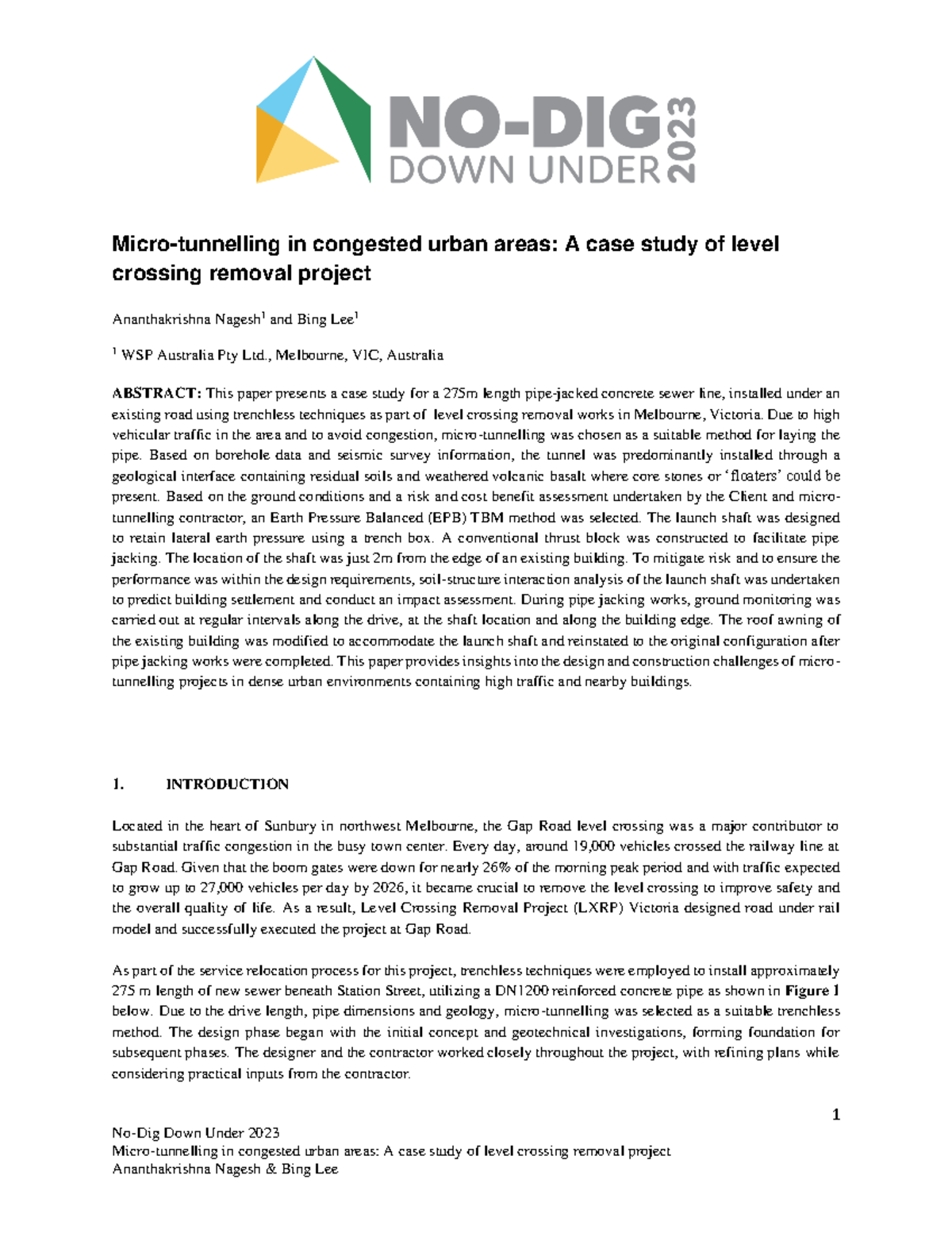 40 Ananthakrishna Nagesh White Paper - No-Dig Down Under 20 23 Micro ...