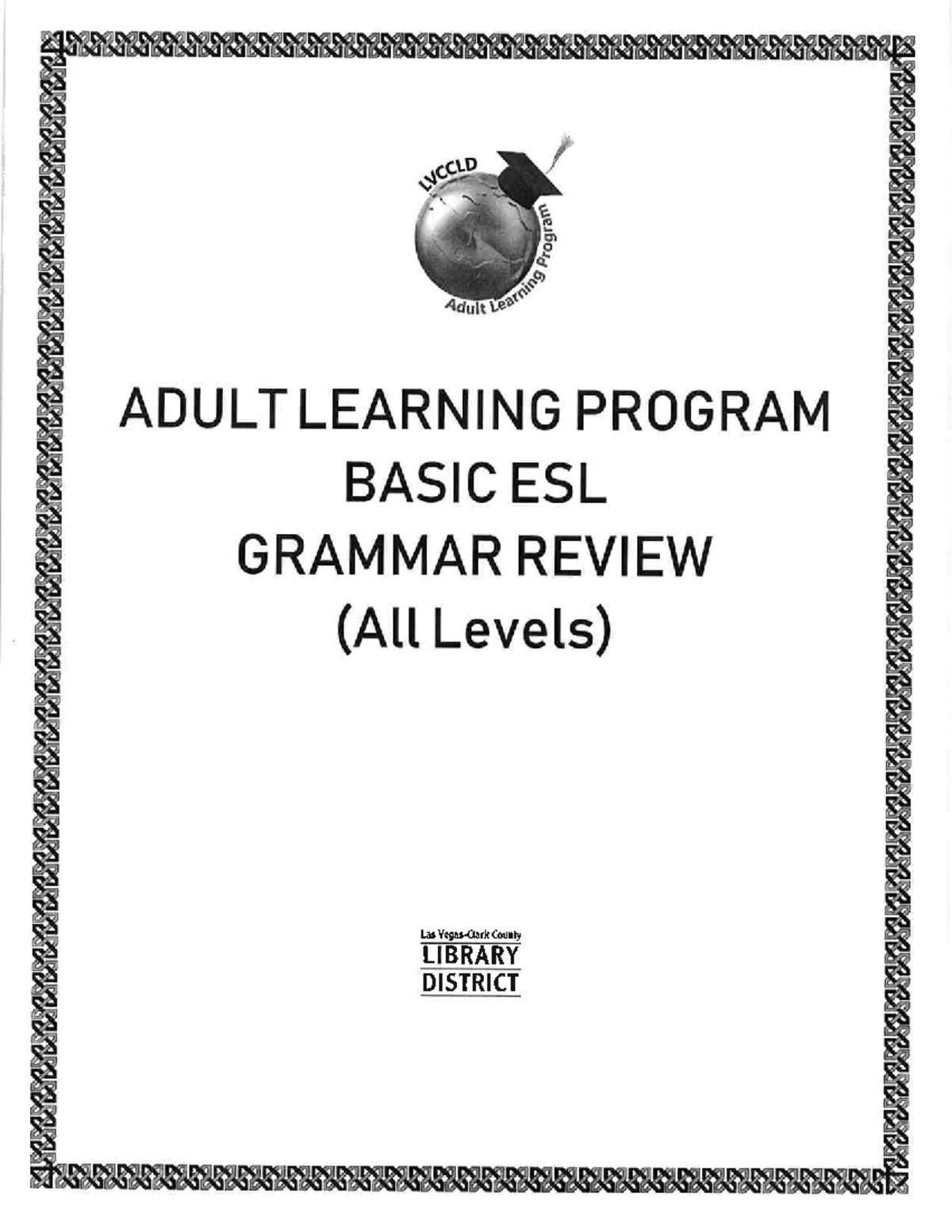 LVCCLD Adult Learning Program: Basic ESL Grammar Review - Studocu