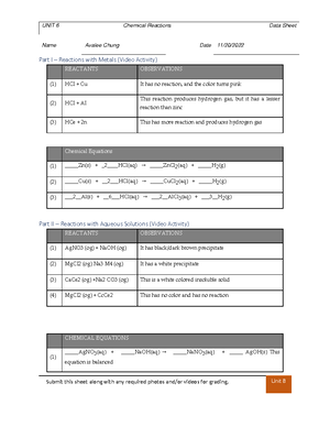 Density Lab answers key - Name ...