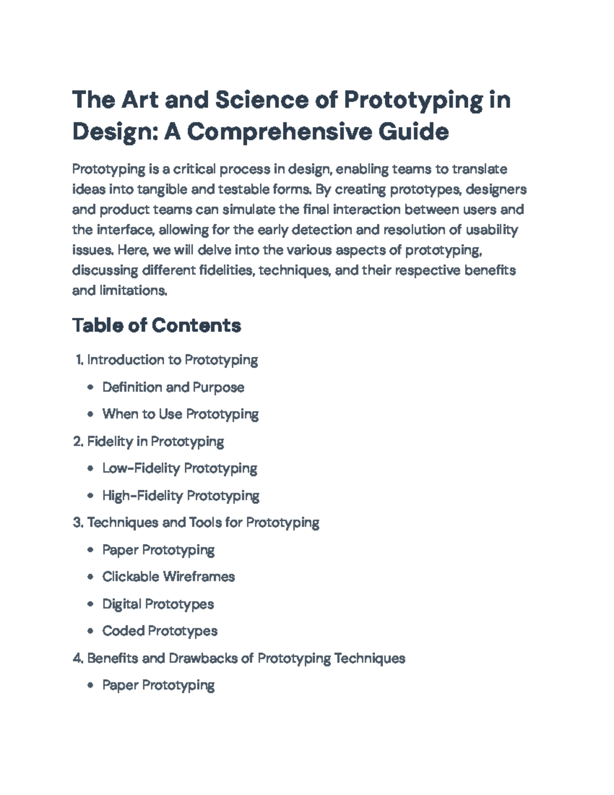 Prototyping Techniques and Best Practices: A Comprehensive Guide - The ...