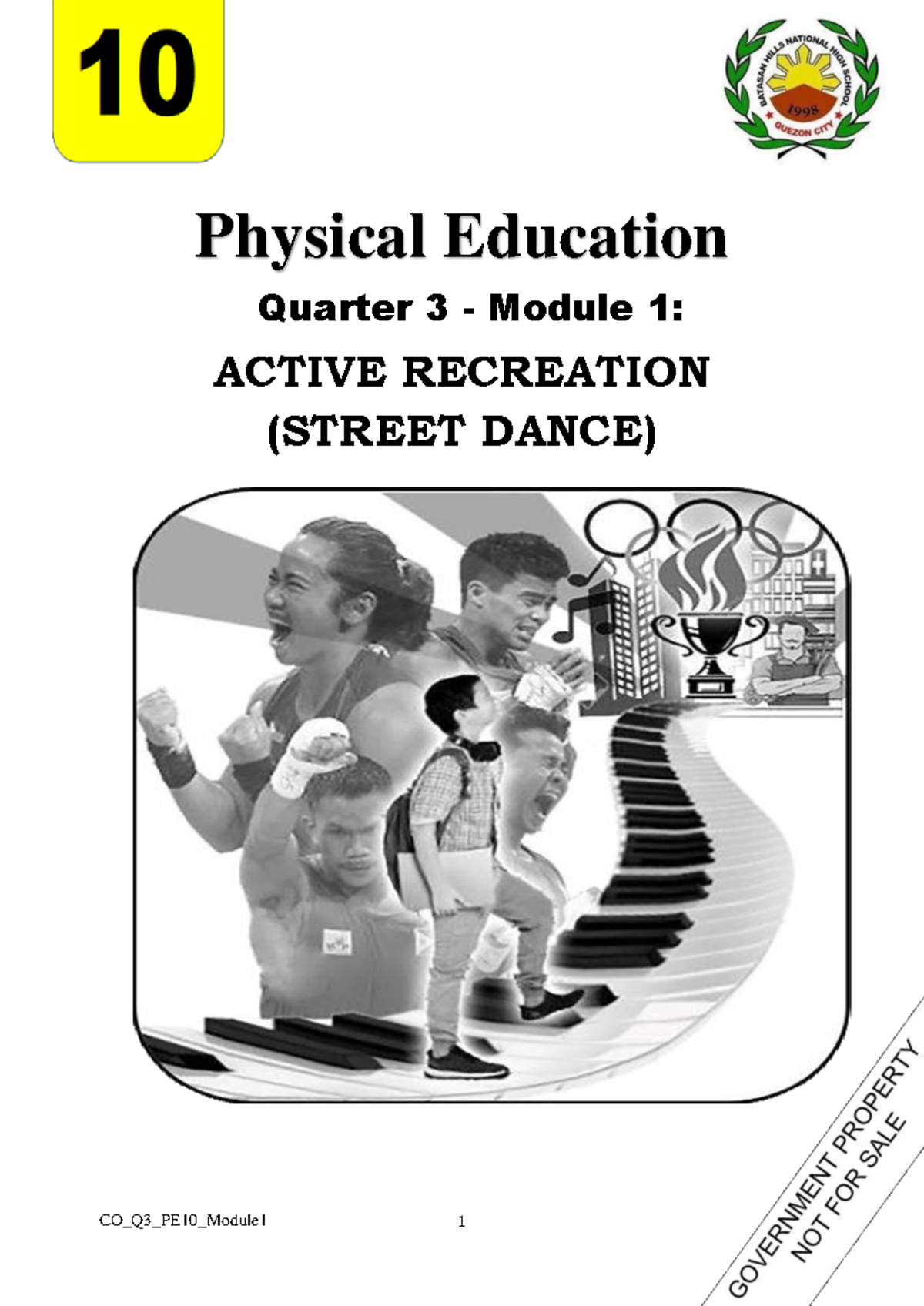 PE10 Q3 Module 1: Active Recreation - Street Dance Guide - Studocu