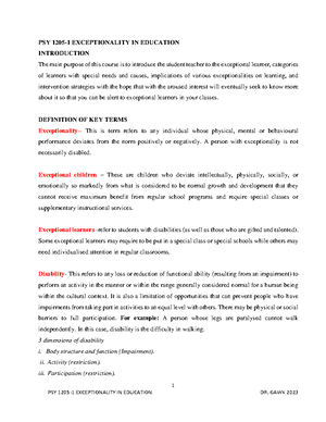 ECI 2104- Curriculum Development lecture notes - ECI 2104- CURRICULUM ...