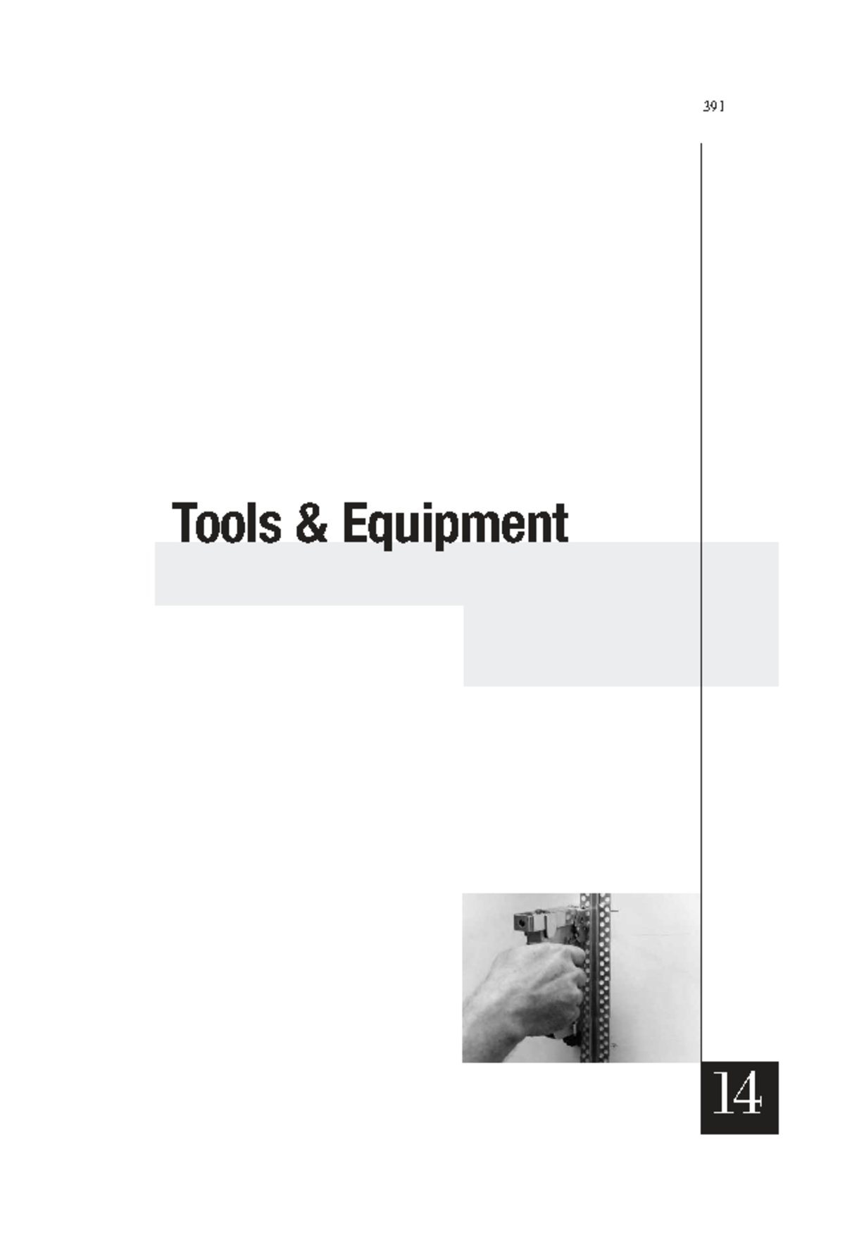 CGC Construction Handbook: Chapter 14 - Tools & Equipment Guide - Studocu