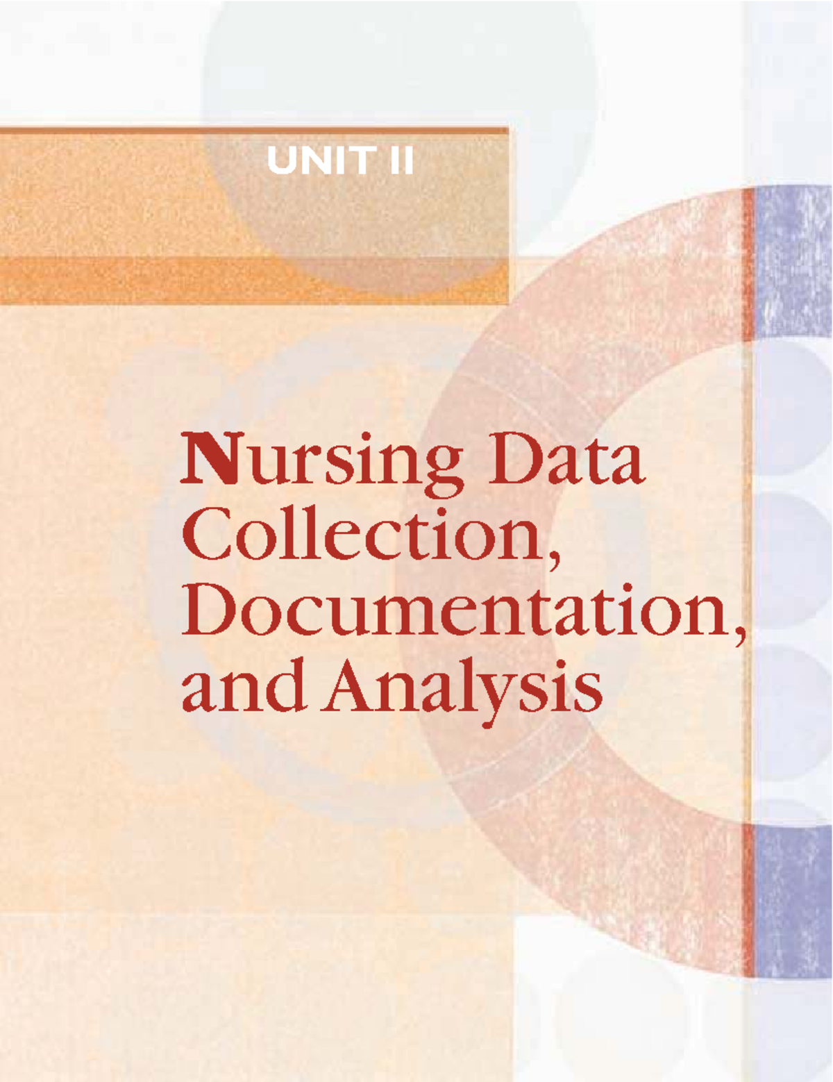 Subjective data and Nursing Data - UNIT II Nursing Data Collection ...