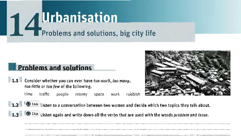 Urbanisation Challenges and Solutions: U14 Vocabulary for IELTS - Studocu